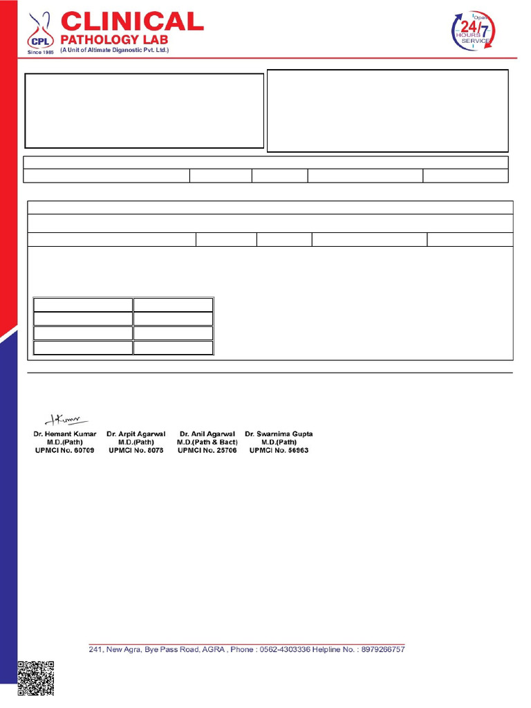 MAS10679 CPL Diagnostic(3) | PDF | C Reactive Protein | Medical Tests