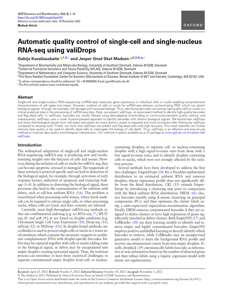 Pdf3 Rna Seq | PDF | Cluster Analysis