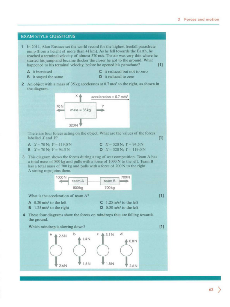 Unit 3 - Forces and Motions | PDF