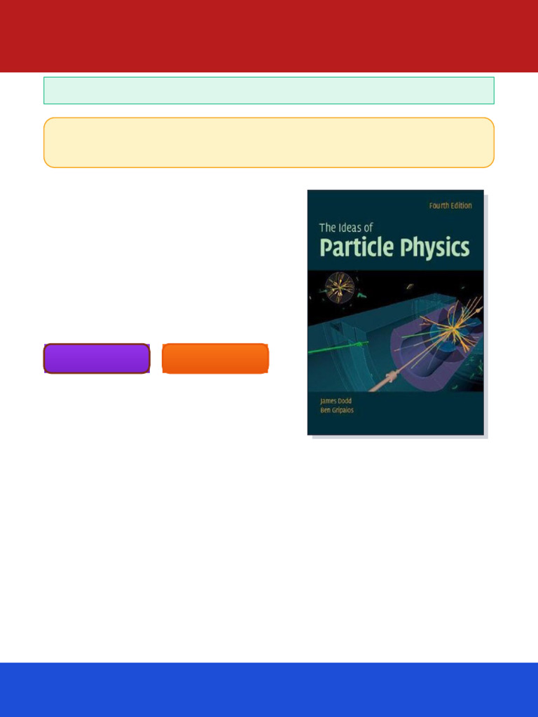 The ideas of particle physics 4th Edition James Dodd ebook corrected ...