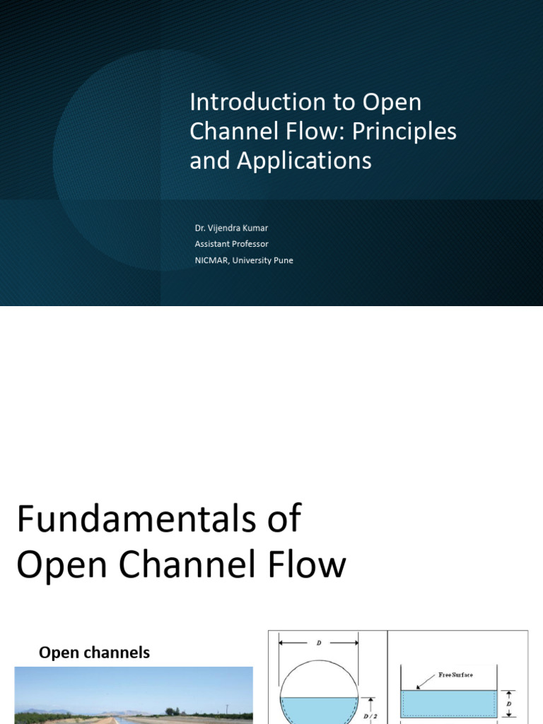 Open Channel Flow: Principles & Types | PDF | Discharge (Hydrology ...
