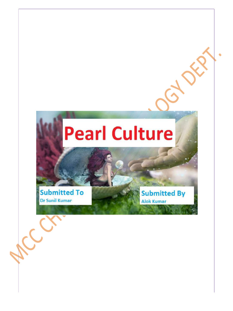 pearlculturebyalokk-210126134231 | PDF | Pearl | Bivalvia