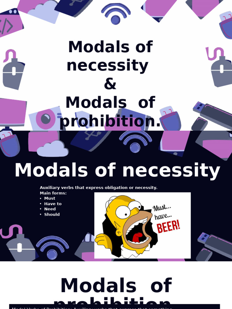 Understanding Modals of Necessity & Prohibition | PDF