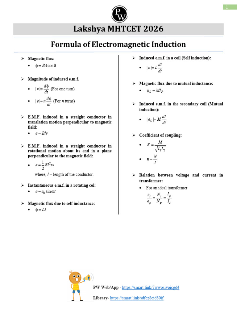 68bc73cb8fb725ab8775a570 ## Formula Sheet 23 Electromagnetic Induction ...