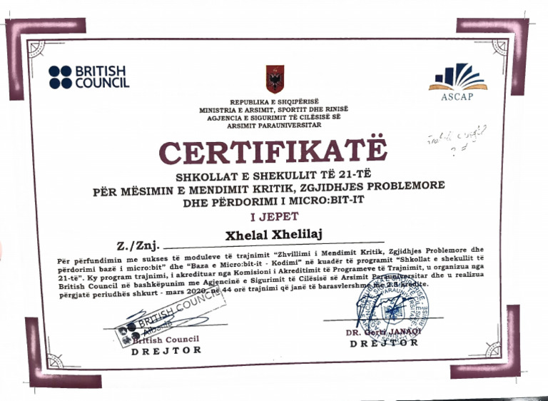 Vertetim 12_Xhelal Xhelilaj | PDF