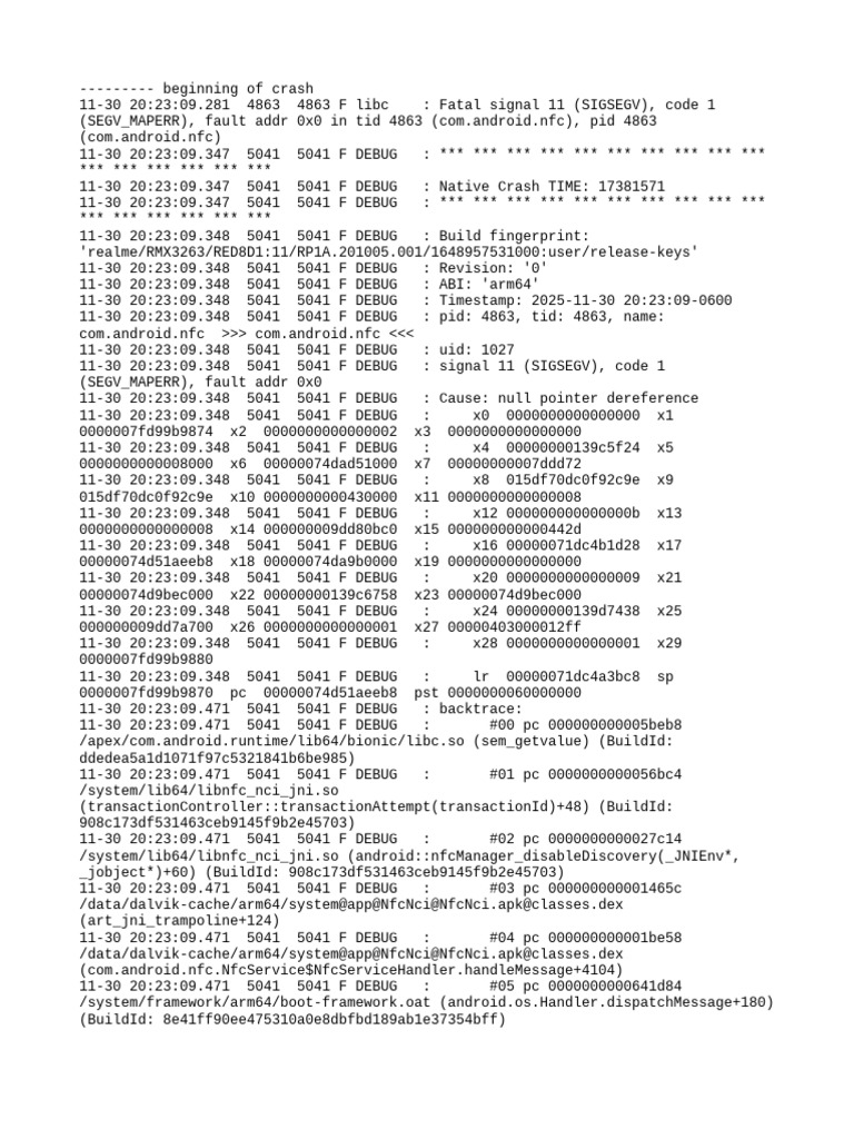 logcat.crash-20251130.2024 | PDF | Computer Programming | Computing
