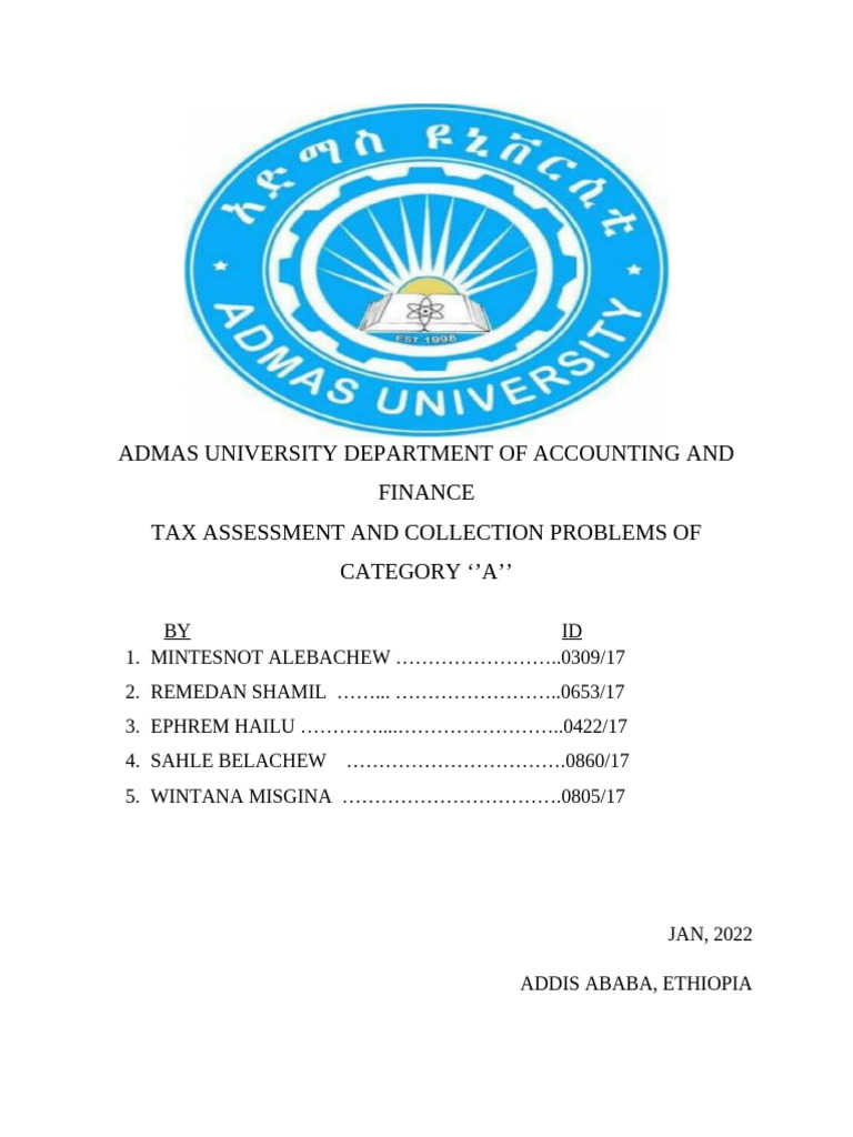 Accounting Tax Final Proposal | PDF | Taxes | Income