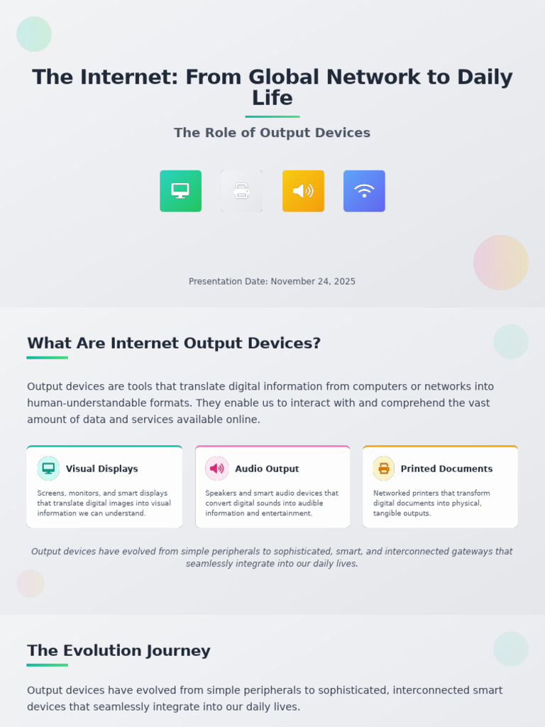 The Internet_ From Global Network to Daily Life - The Role of Output ...