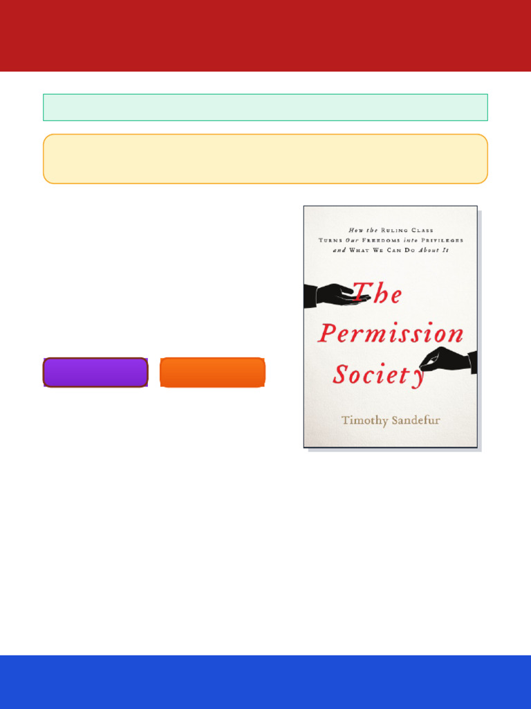 The permission society how the ruling class turns our freedoms into ...