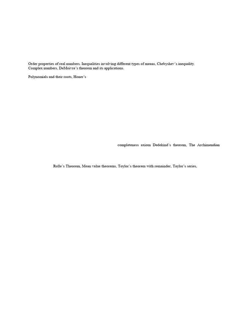 BCS Mathematics Exam Syllabus 2023 | PDF | Vector Space | Integral