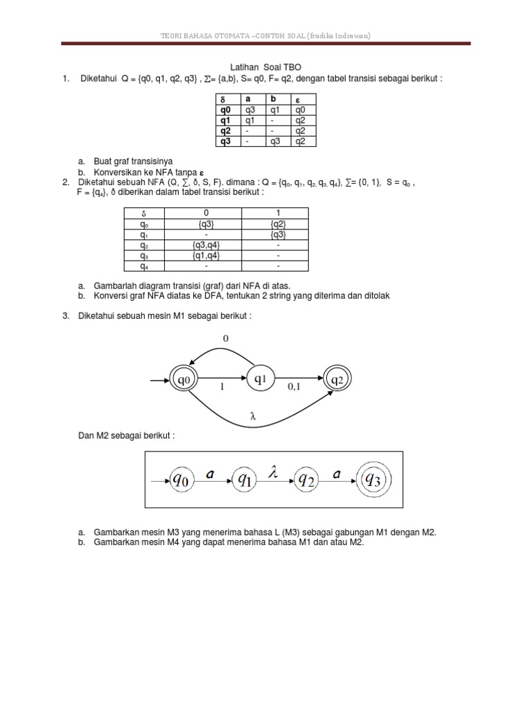 Latihan Soal Tbo | PDF