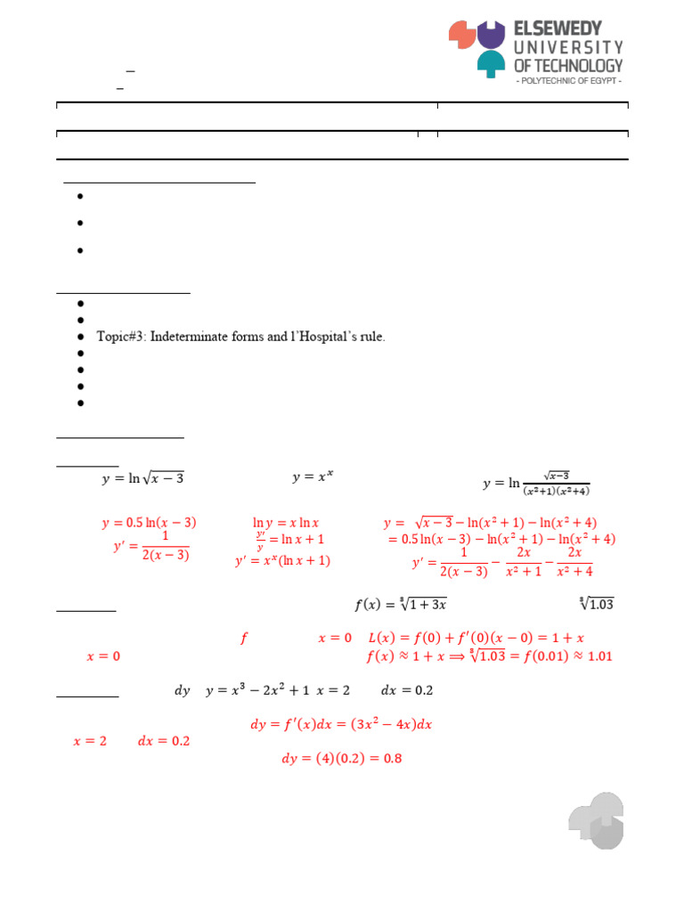 Bonus Assignment Final Answers [Applied Math I] | PDF | Function ...