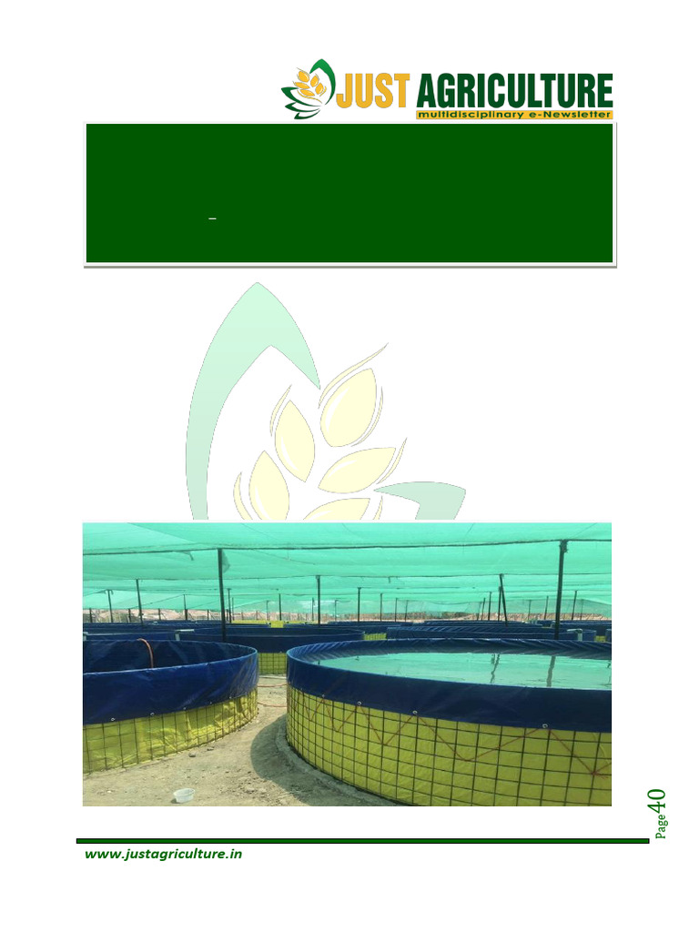 Biofloc Technology in Sustainable Aquaculture | PDF | Aquaculture ...
