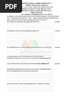 2025/2026 BECE Mock Science Paper 1 | PDF | Water | Soil