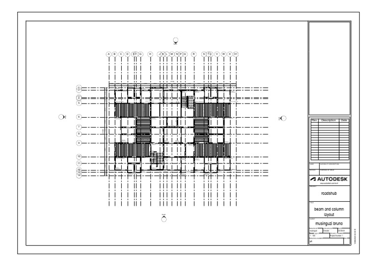 Beam and Colum Layout | PDF