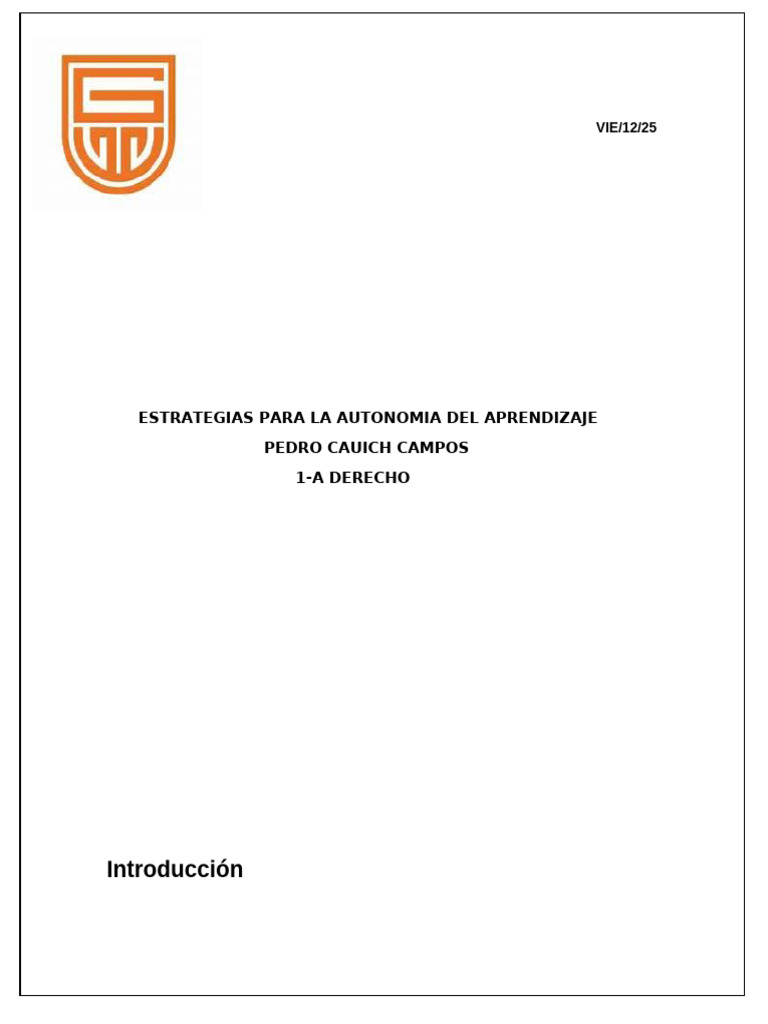 Pedro Cauich 2 | PDF | Lógica | Aprendizaje
