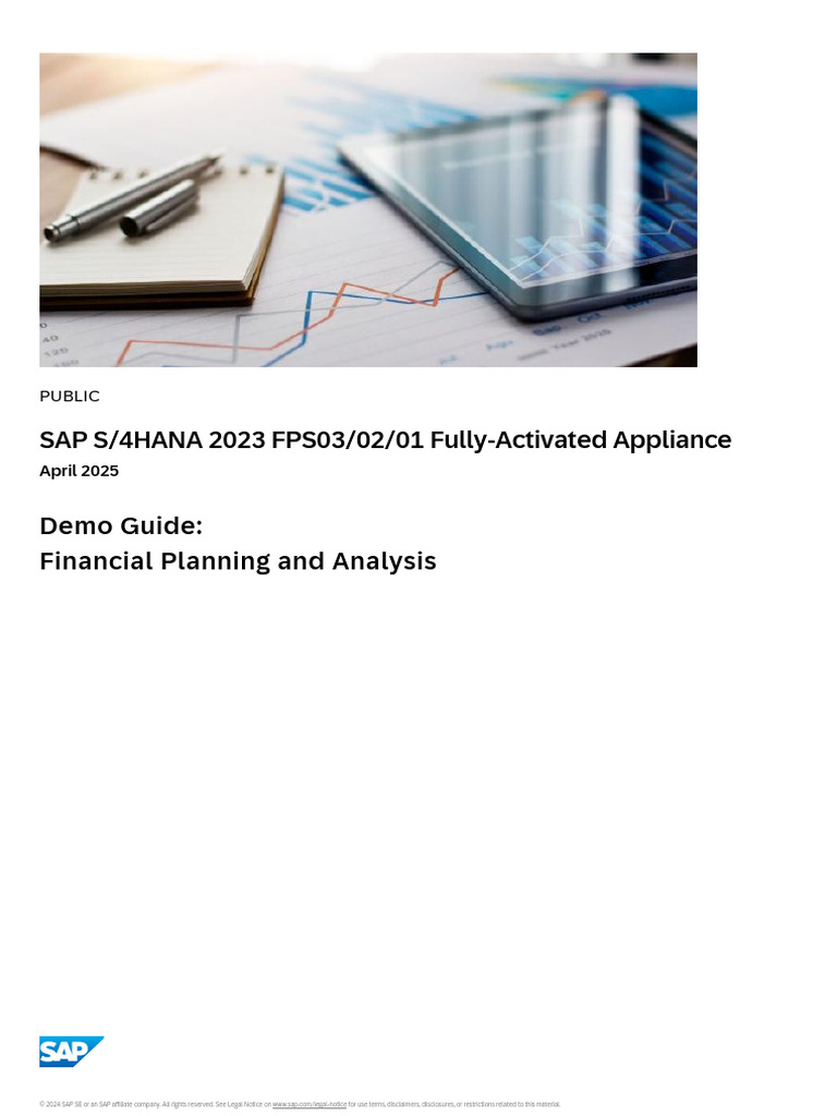 SAP S/4HANA Financial Planning Demo Guide | PDF | Tag (Metadata ...