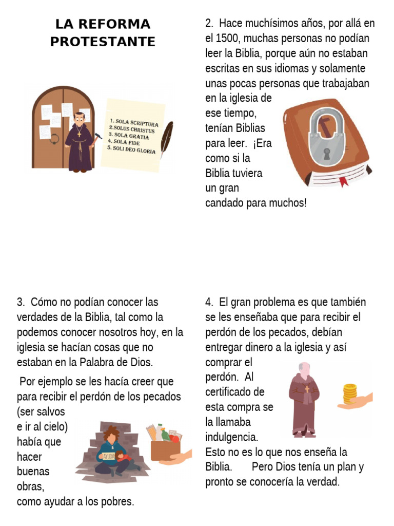 Relato Libro de La Reforma Maestras | PDF | Martin Luther | Biblia