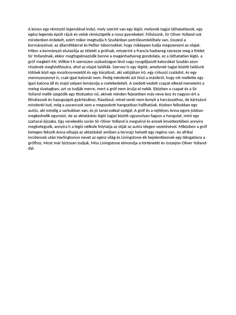 A Láthatatlan Légió | PDF