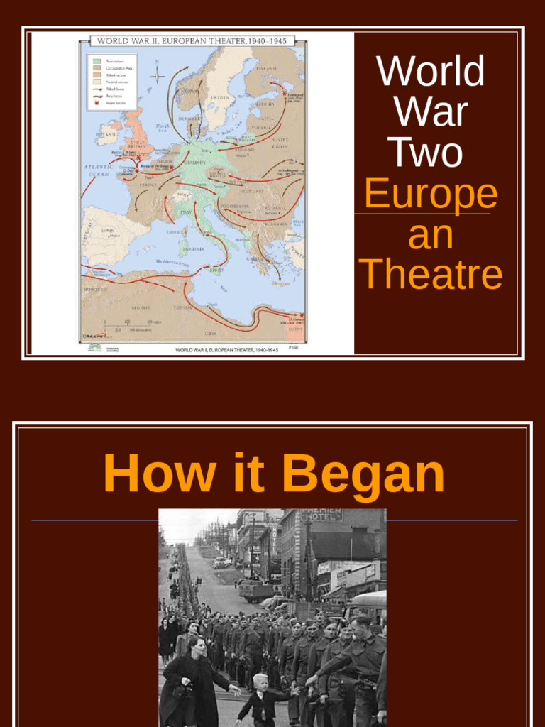 WWII European Theatre Overview | PDF | Battle Of Britain | Italian ...