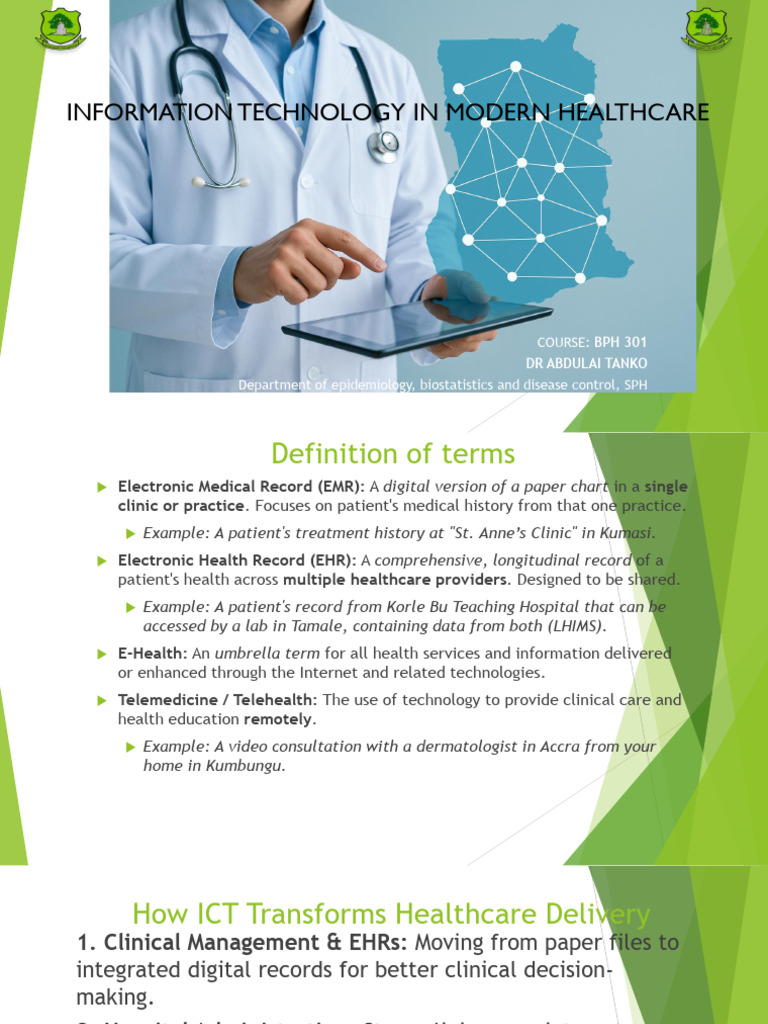 Information Technology in Healthcare | PDF