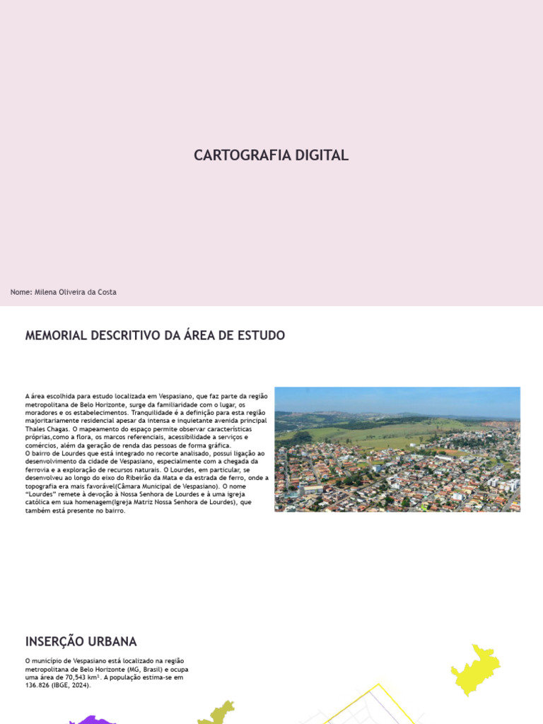 Mapas Digitais de Vespasiano-Minas Gerais | PDF