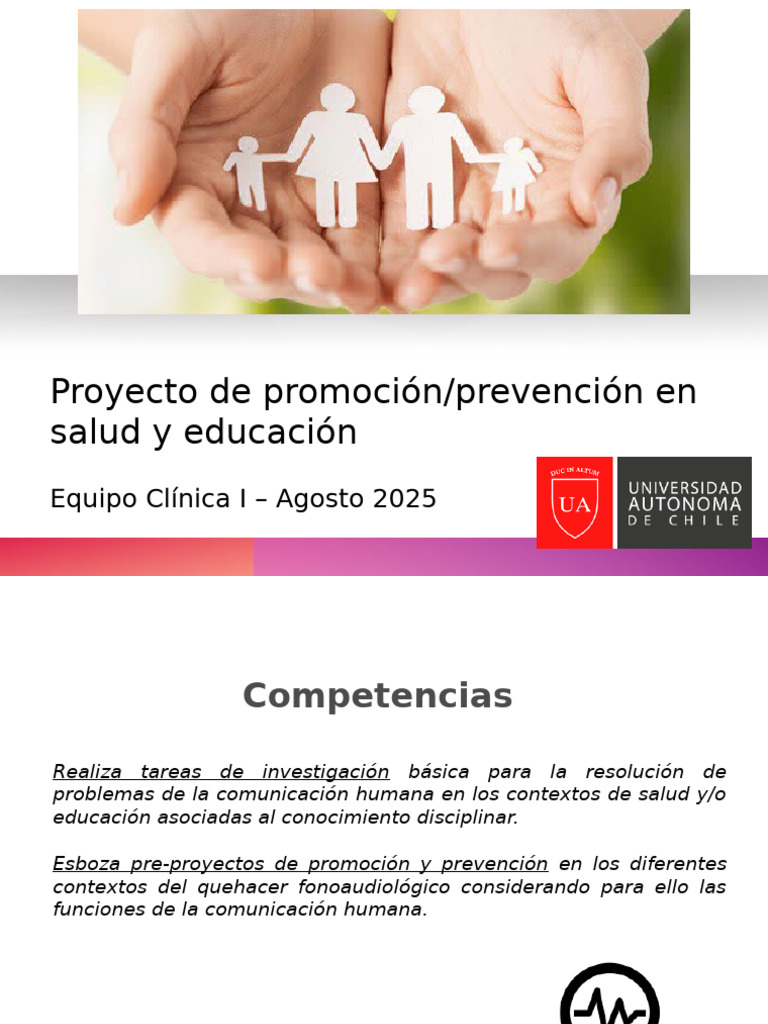 Clase+2+y+3+Proyecto+Promoci%C3%B3n+y+Prevenci%C3%B3n | PDF ...