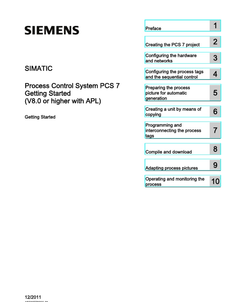 Siemens PCS 7 Manual | PDF | Ordinateurs personnels | Documentation