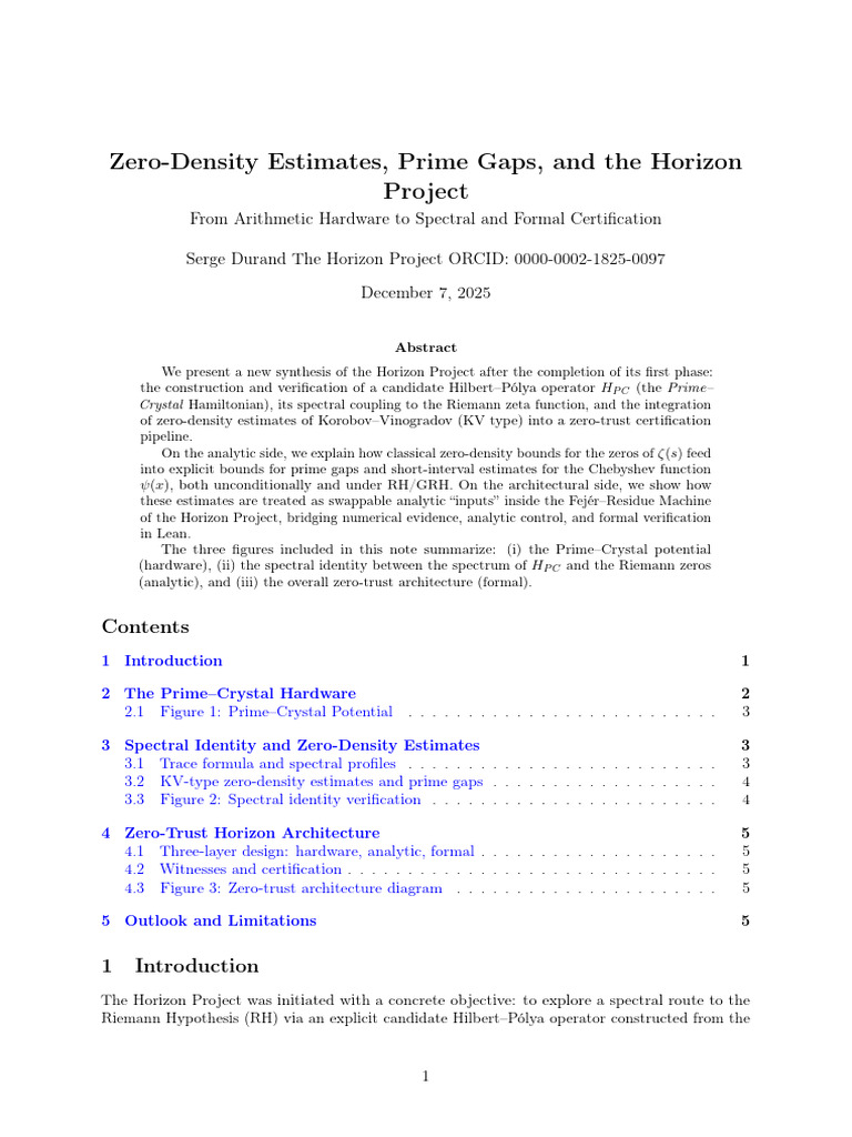 Zero-Density Estimates and Prime Gaps | PDF | Logarithm | Mathematics