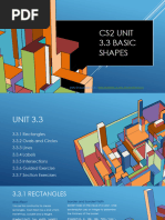 Unit 1 Review: CMU CS Academy Basics | PDF | Polygon | Geometry