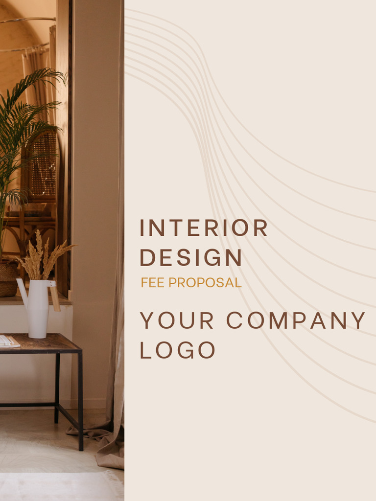 Interior Design Fee Proposal for 3BHK | PDF | Interior Design