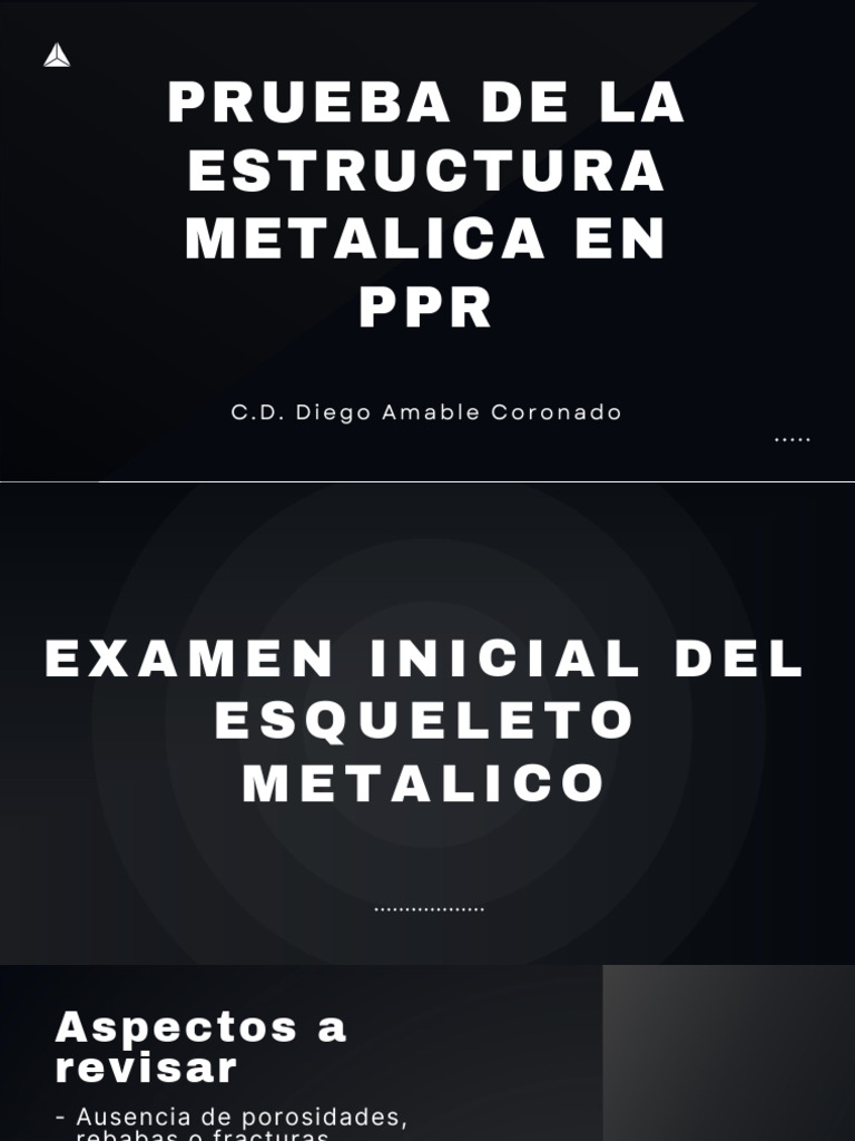 Prueba de Estructura Metálica en PPR | PDF