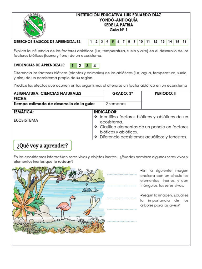 Factores Bióticos y Abióticos en Ecosistemas | PDF | Ecosistema | Ecología