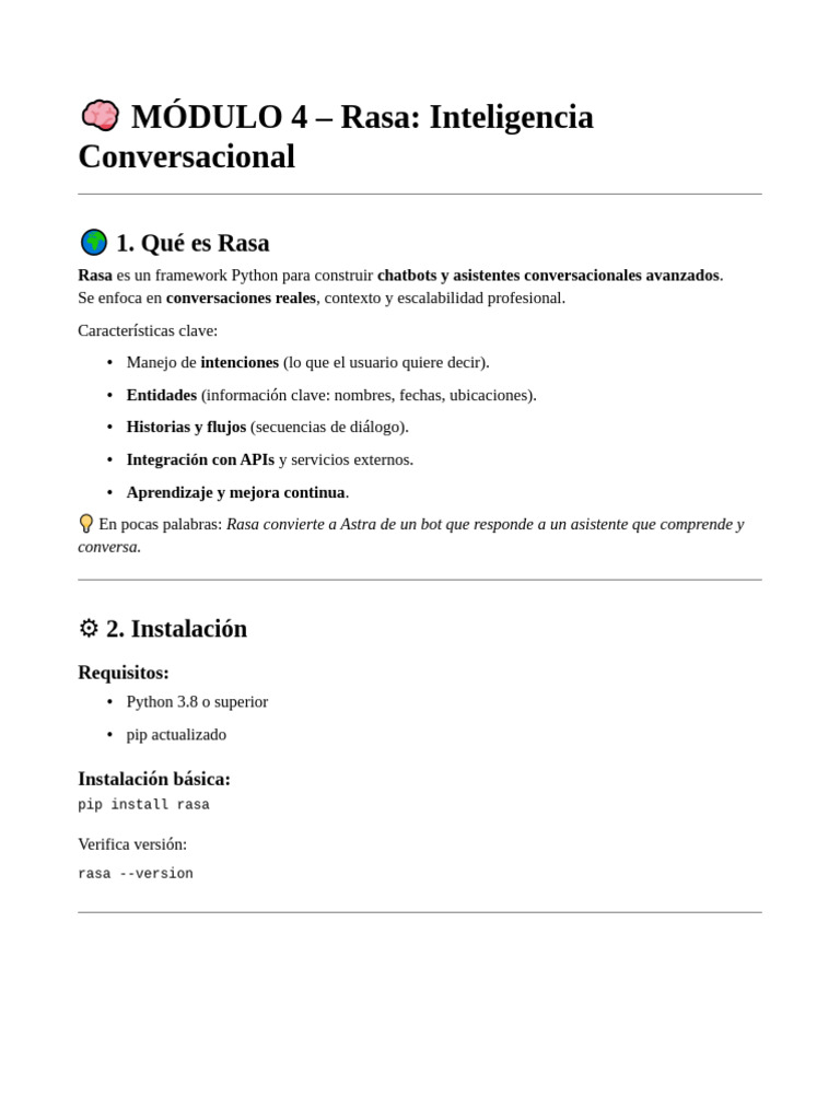4 Conversational AI With Rasa - Rasa Technologies GMBH | PDF ...