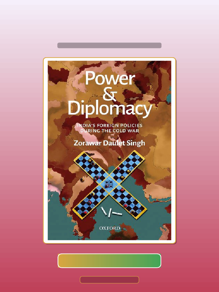 Power and Diplomacy Indias Foreign Policis During the Cold War HQ File ...