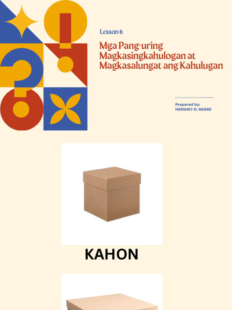 Lesson Plan Presentation in Blue Yellow and Red Clean Illustrative ...