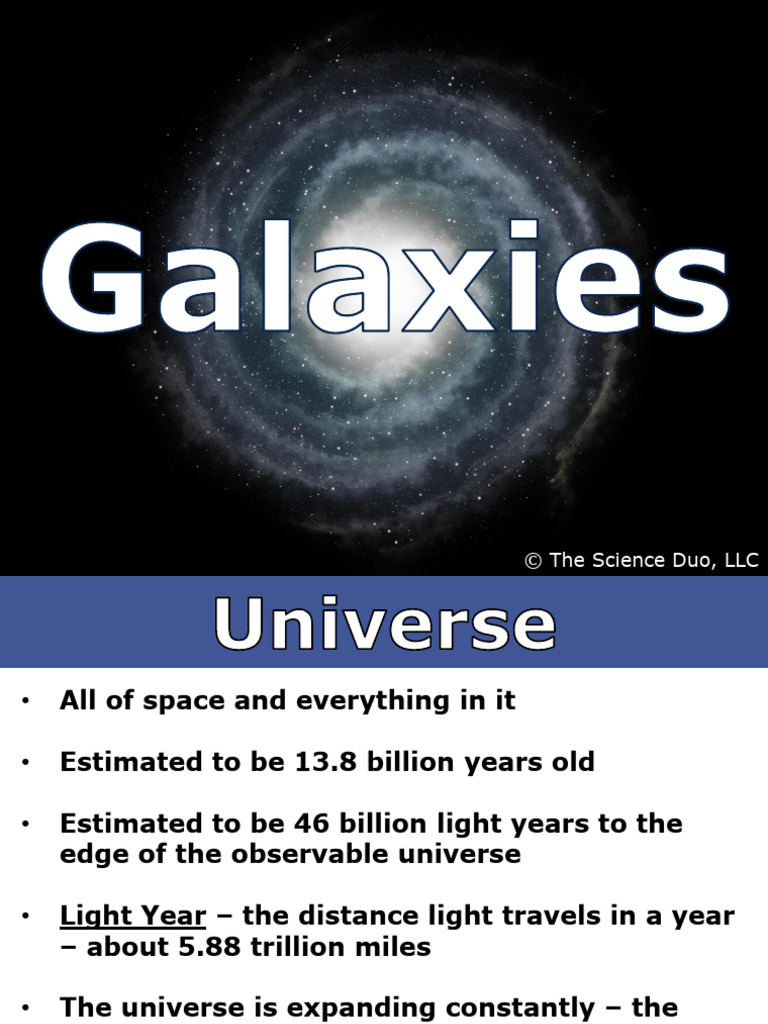 Galaxies Note Slides | PDF