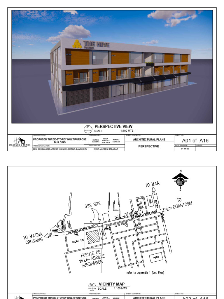 Eq Final Architectural Plans | PDF