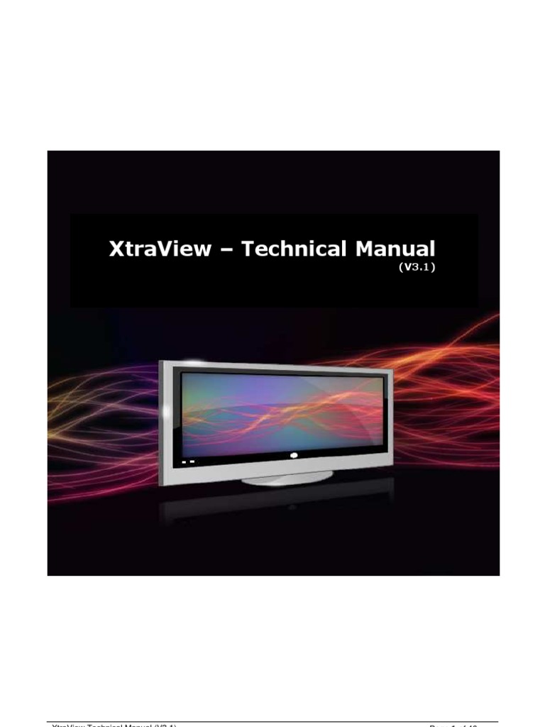 XtraView Technical Manual V3.1 Guide | PDF | Digital Video Recorder ...