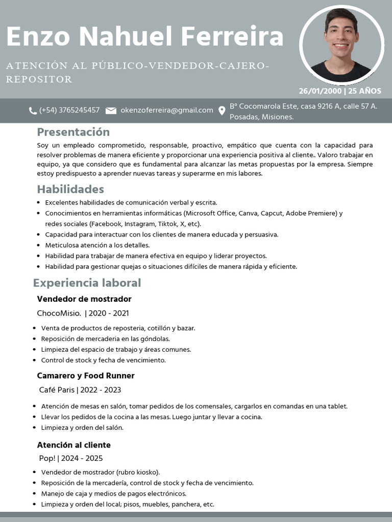Ferreira Enzo (CV) | PDF