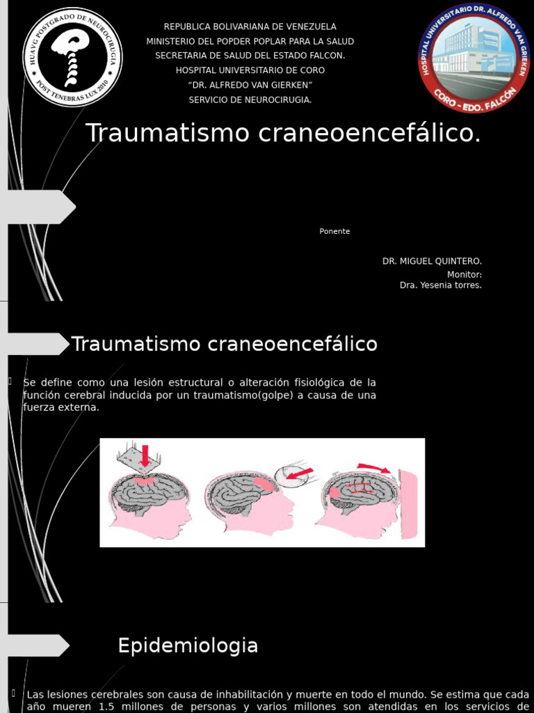 Traumatismo Craneo Encefalico 1 Nuevo1 | PDF | Lesión cerebral ...