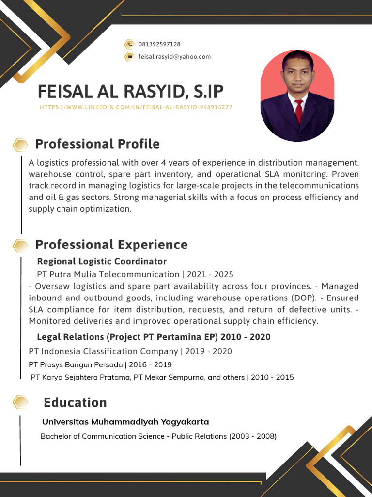Feisal Al Rasyid Logistic English | PDF