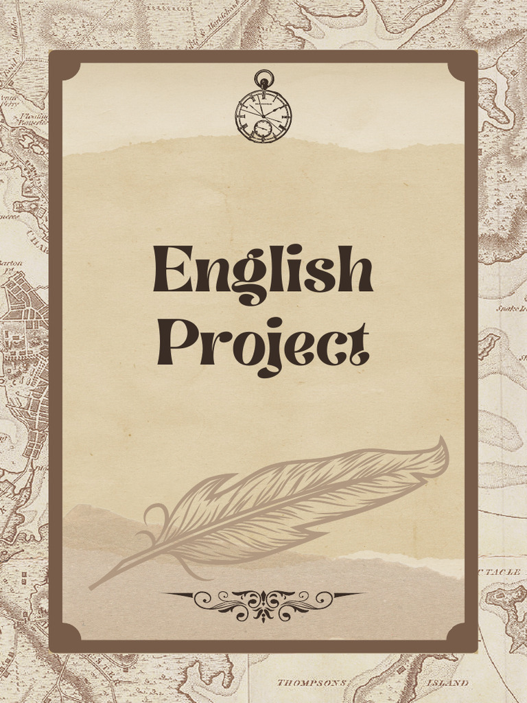 Brown Vintage Cover History Project Document A4 | PDF