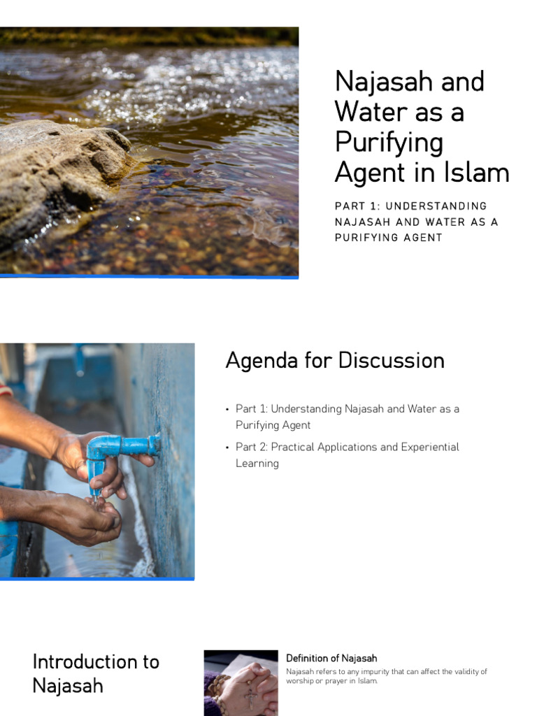 Najasah and Water As A Purifying Agent in | PDF | Purified Water