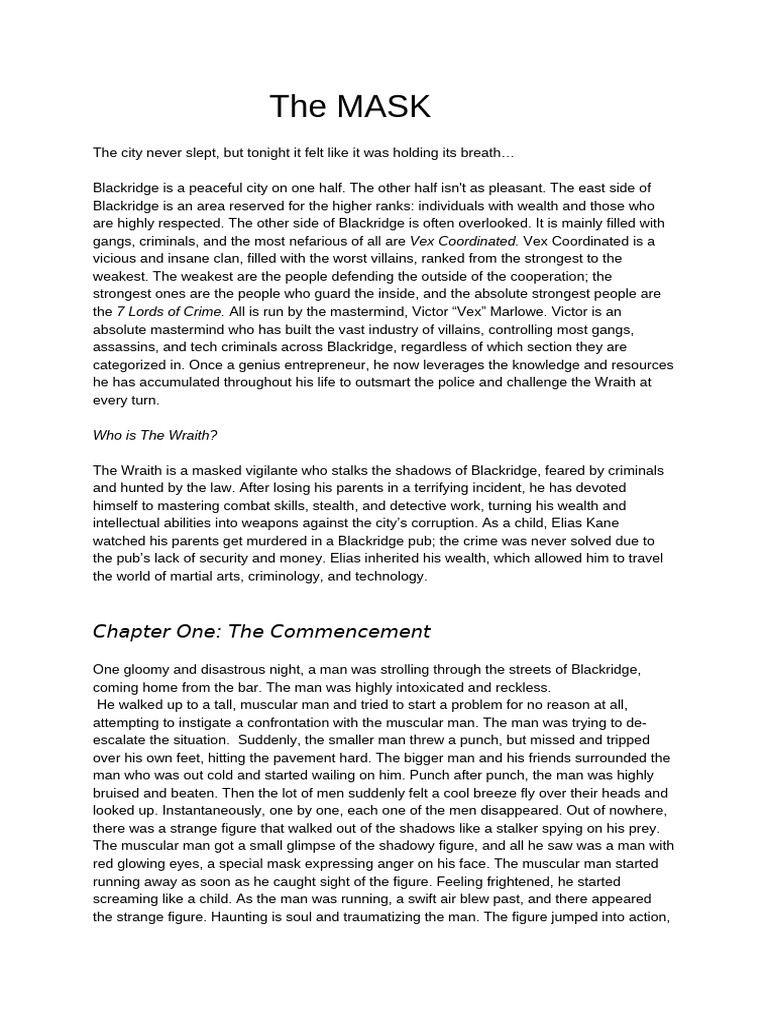 The MASK | PDF