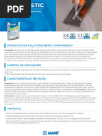 Ficha Tecnica Del Maxiseal Flex | PDF | Agua | Hormigón