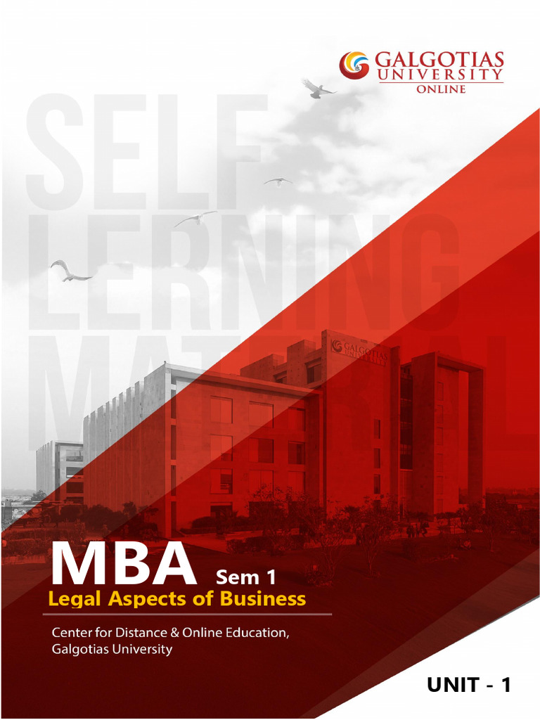 Legal Aspects Module 1 RM (1) | PDF | Offer And Acceptance | Consideration