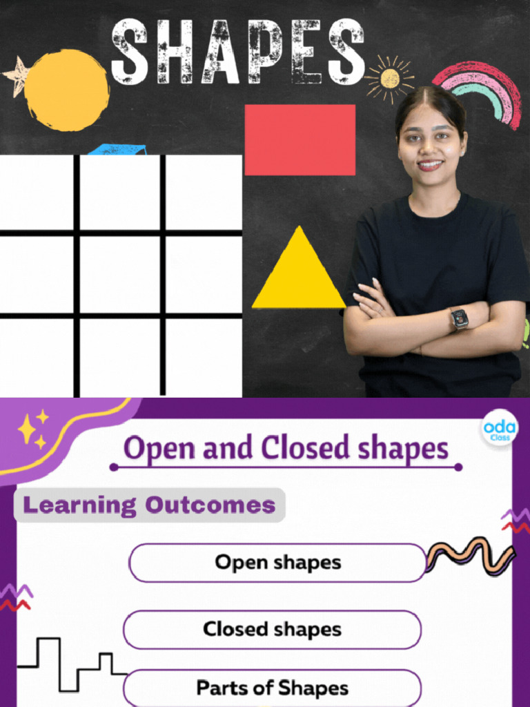 Open vs Closed Shapes Explained | PDF