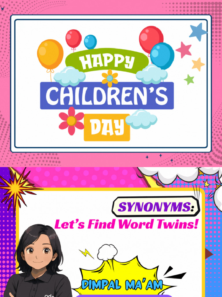 [Courseware]Synonyms - Let’s Find Word Twins! | PDF