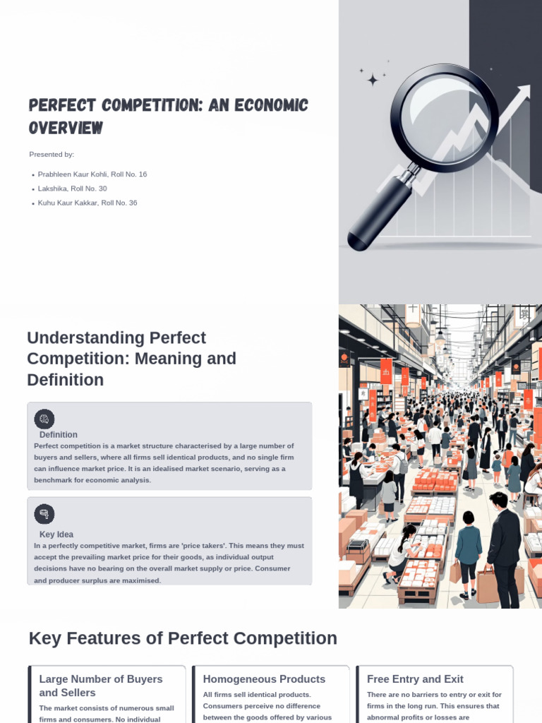 Overview of Perfect Competition Economics | PDF | Perfect Competition ...